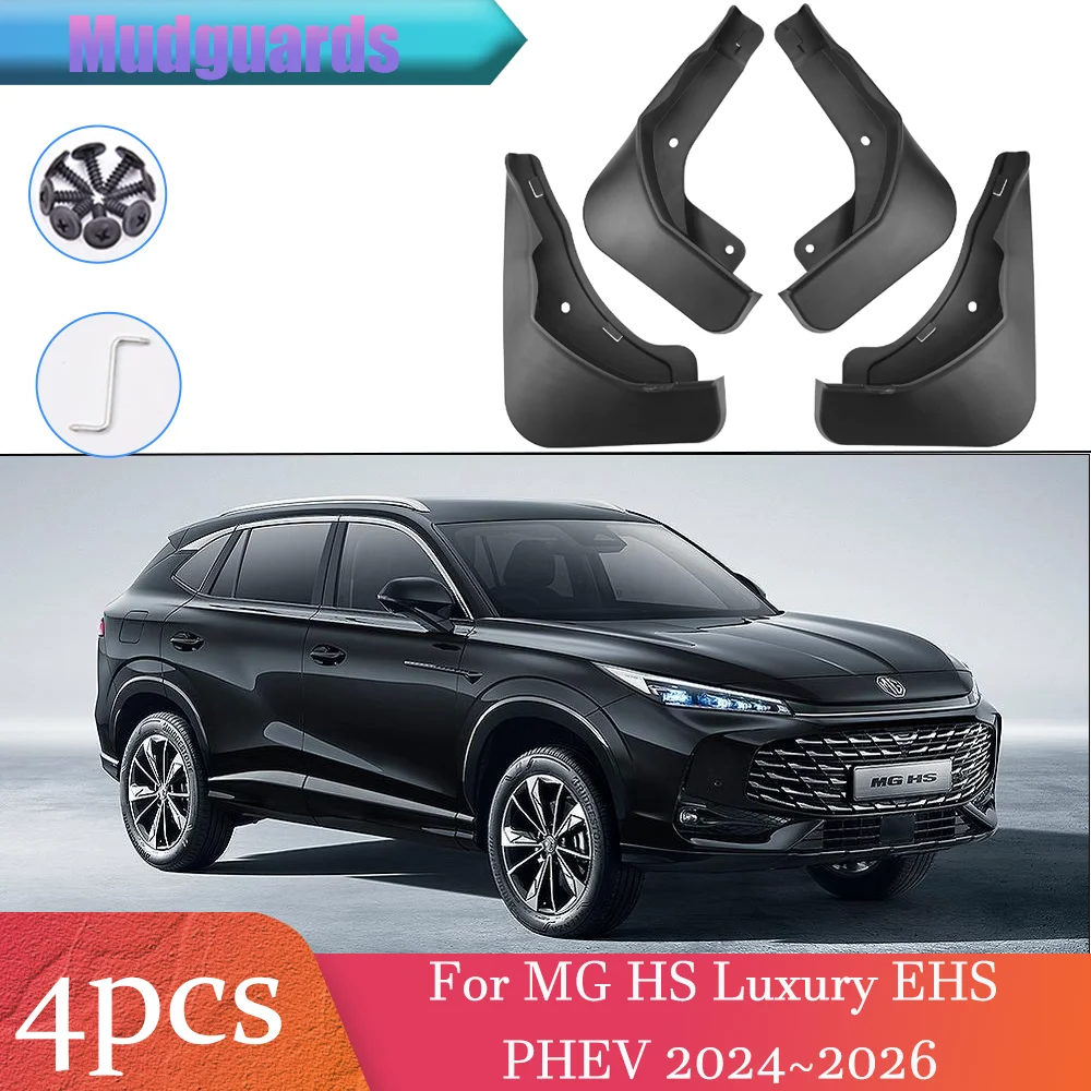 For MG HS Luxury HS PHEV 2024~2026 2025 Car Wheel Mudguard Flaps Mud ...