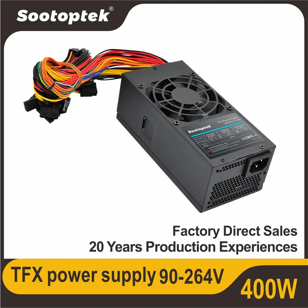 Professional-TFX-400W-power-supply-with-8cm-silence-fan-full-voltage-90 ...