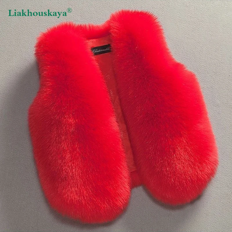 Baby Sleeveless Faux Fur Vest Girl Winter | Fur Sleeveless Vest Girls ...