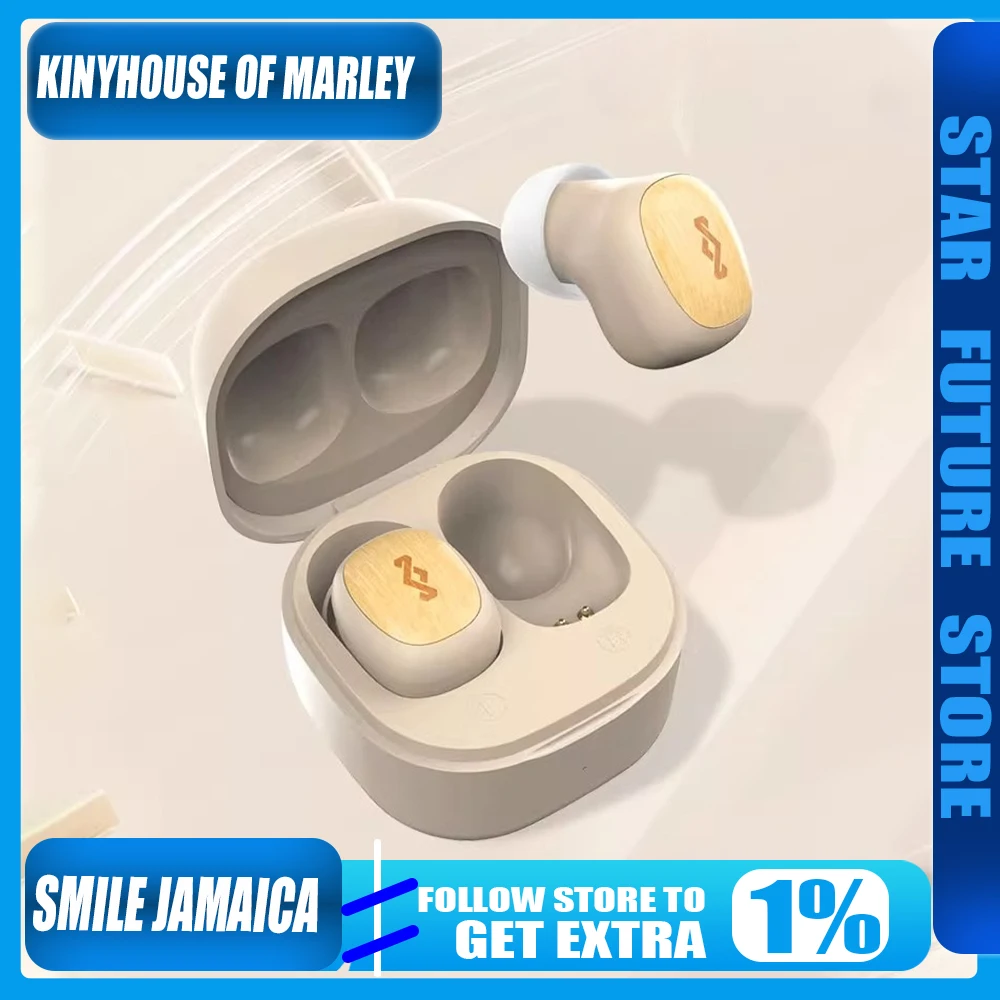 HOUSE of MARLEY Smile Jamaica Wireless Bluetooth Earphone Mini ...