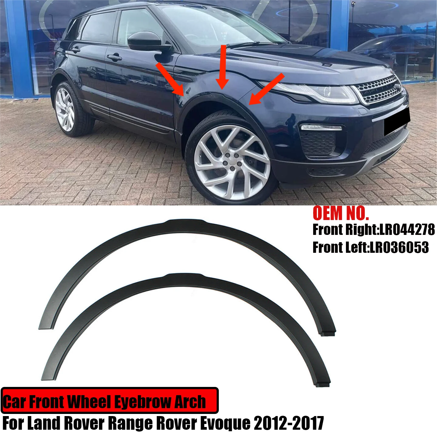 Car-Front-Wheel-Eyebrow-Arch-For-Land-Rover-Range-Rover-Evoque-2012 ...