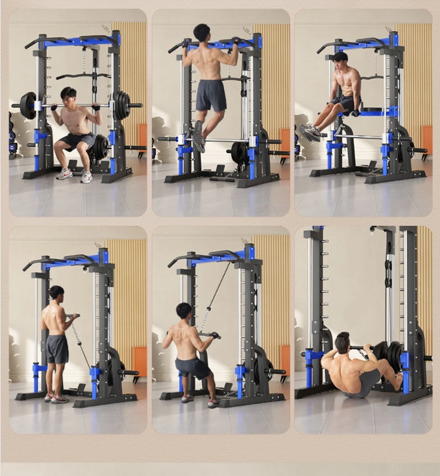 Smith machine squat flat bench Integrated training machine ...