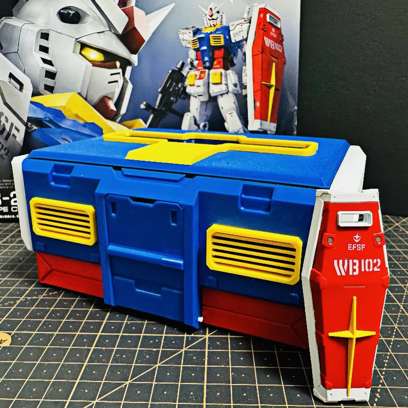 Gundam peripheral model ornament tissue box mobile suit storage ...