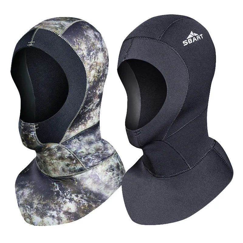 3MM-Neoprene-Diving-Hood-Adult-Camo-Winter-Snorkel-Wetsuit-Warm-Cap-Hat ...