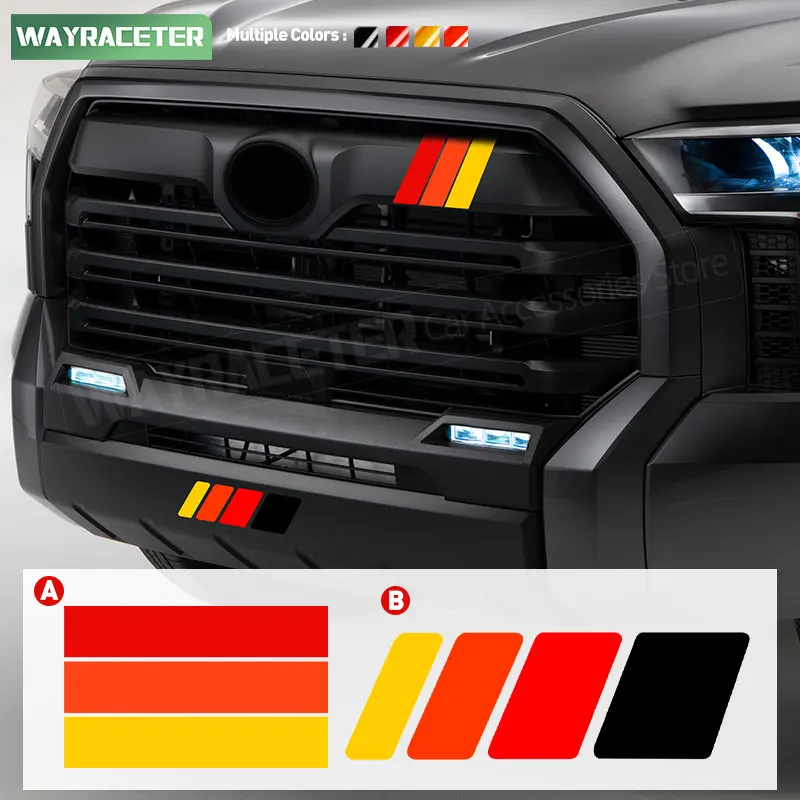 1-Pc-Classic-Retro-Color-Stripes-Sticker-For-Toyota-TRD-Land-Cruiser ...