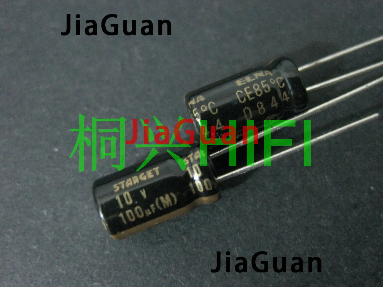 10pcs Elna Starget 10v100uf 6.3x11mm Rod 100uf 10v Black Gold 100uf/10v ...