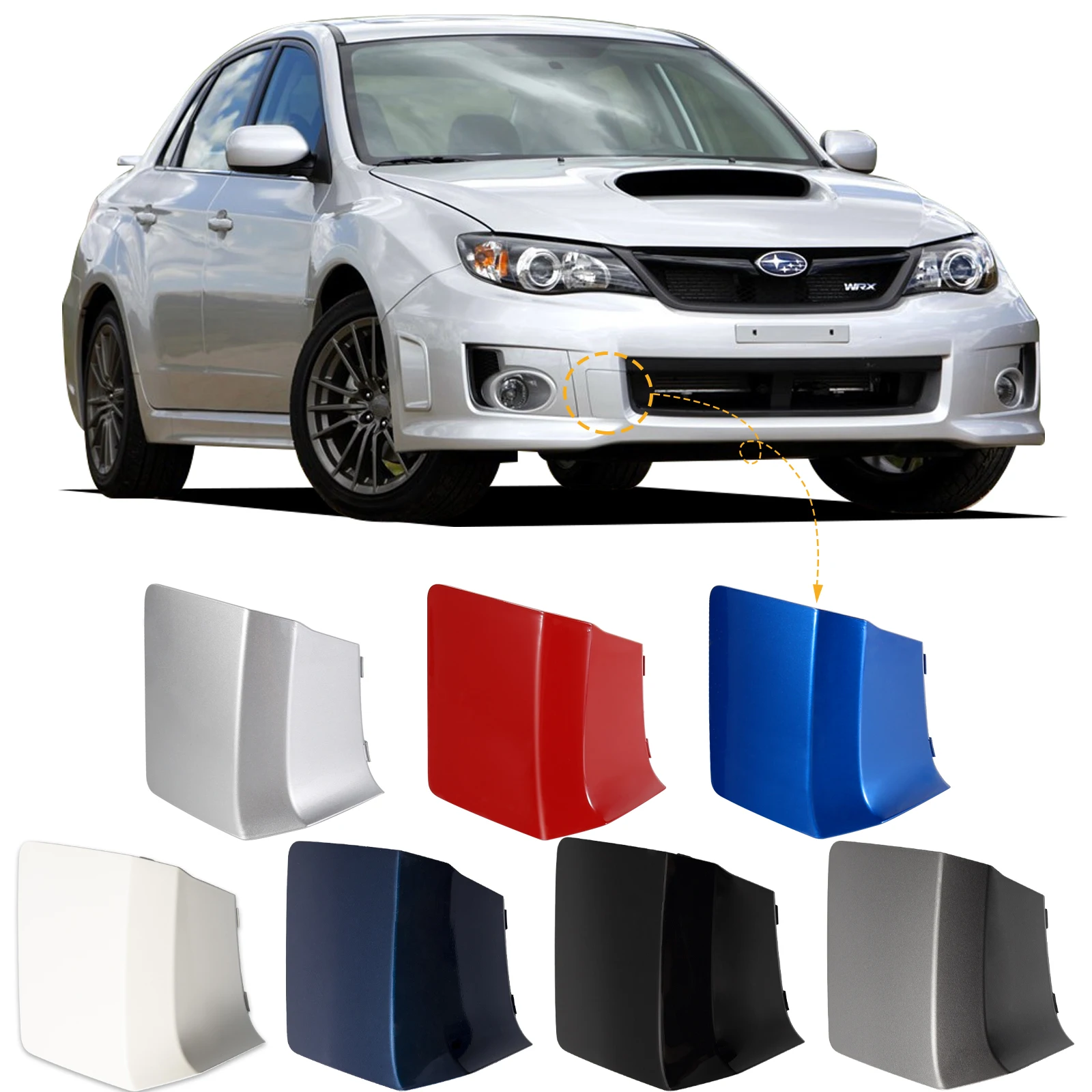 Front-Bumper-Tow-Hook-Cap-Towing-Eye-Cover-For-Subaru-Impreza-WRX-STi ...