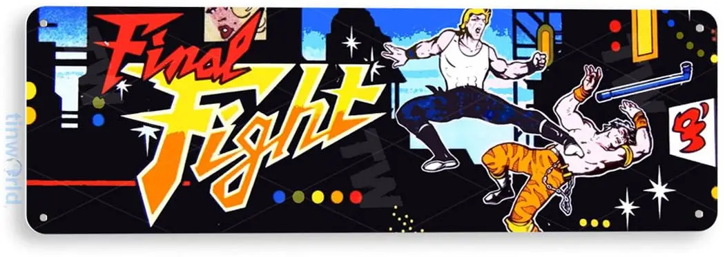 Tinworld-Tin-Sign-Final-Fight-Arcade-Game-Room-Marquee-Metal-Sign-Decor ...