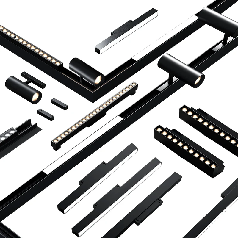 LED-Magnetic-Track-Light-DC48V-Grille-Lamp-Modern-Embedded-Spotlight ...
