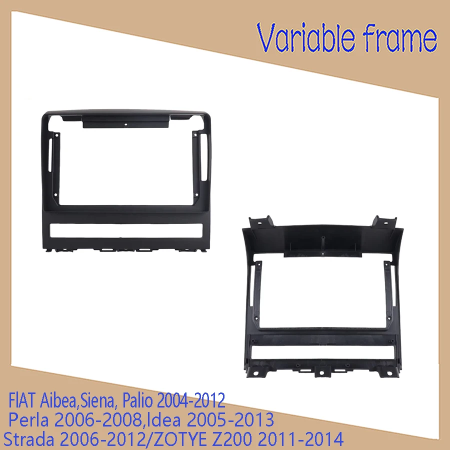 2-Din-9-Inch-Car-Radio-DVD-GPS-Mp5-Plastic-Fascia-Panel-Frame-for-FIAT ...