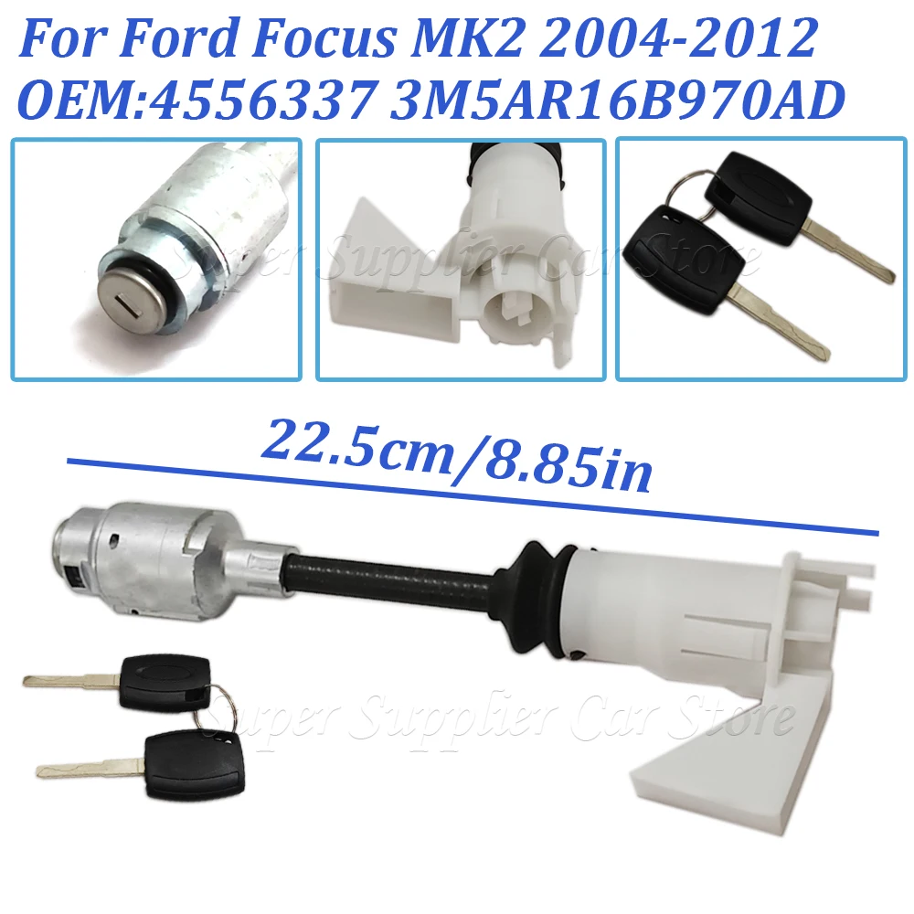 BONNET-RELEASE-LOCK-REPAIR-KIT-WITH-2-KEYS-FOR-FORD-FOCUS-C-MAX-2003 ...