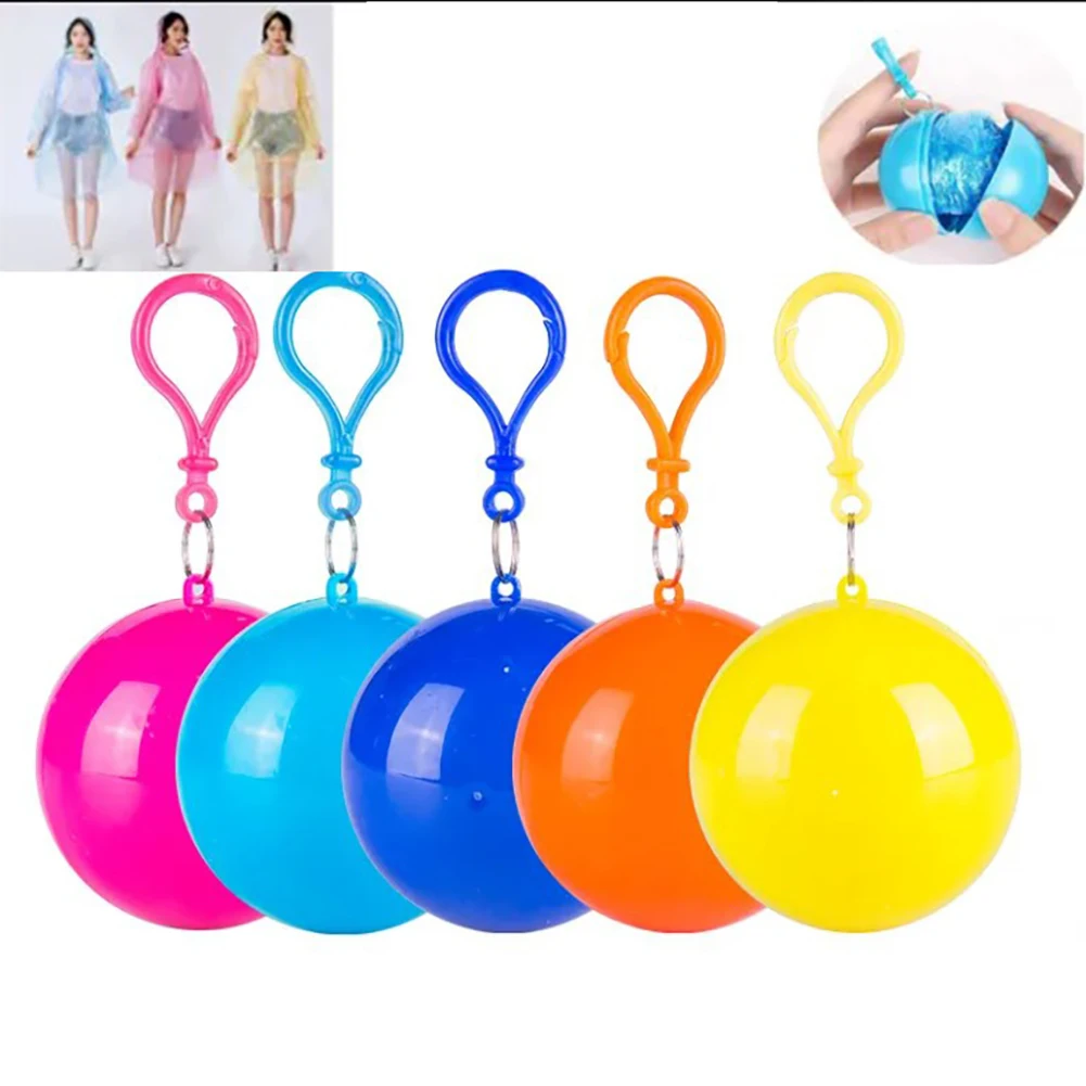 Convenient-Portable-Rain-Ponchos-Ball-for-Adults-Disposable-Extra-Thick ...