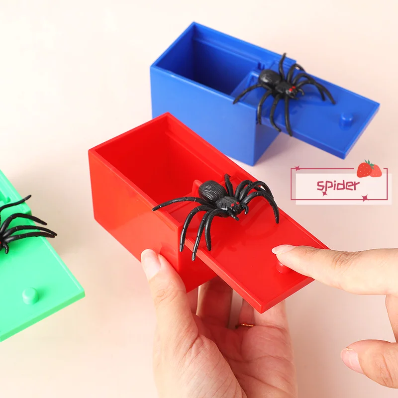 New Tricks Spider Funny Horror Box Hidden Box Prank Horror Box Fun ...