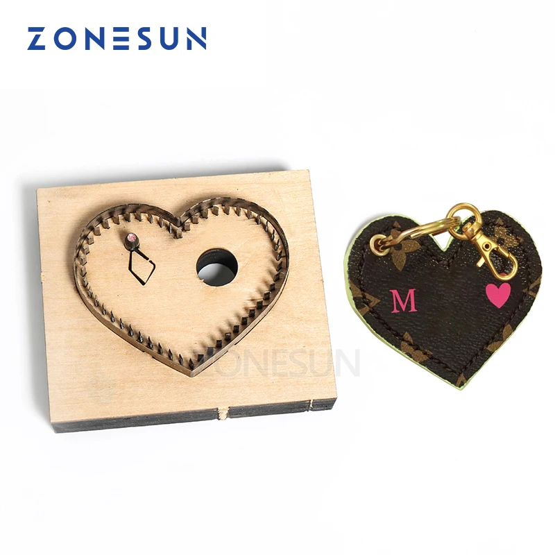 Zonesun Heart-shape Cutting Die Bag Accessory Decoration Punching Tool ...