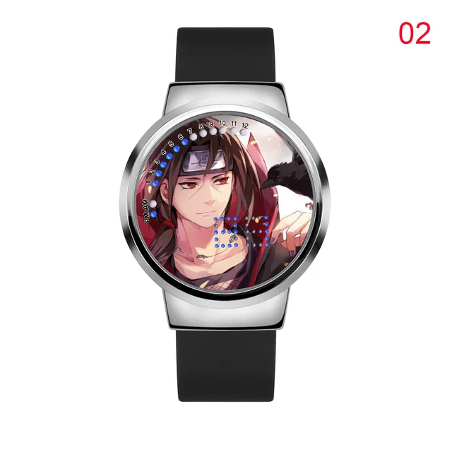 Naruto Akatsuki LED Watches Anime Children Sports Watches Waterproof ...