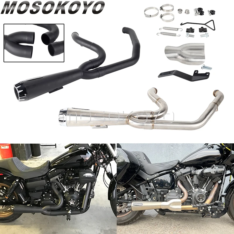 Exhaust-System-Muffler-For-Harley-Softail-Low-Rider-Street-Bob-Standard ...