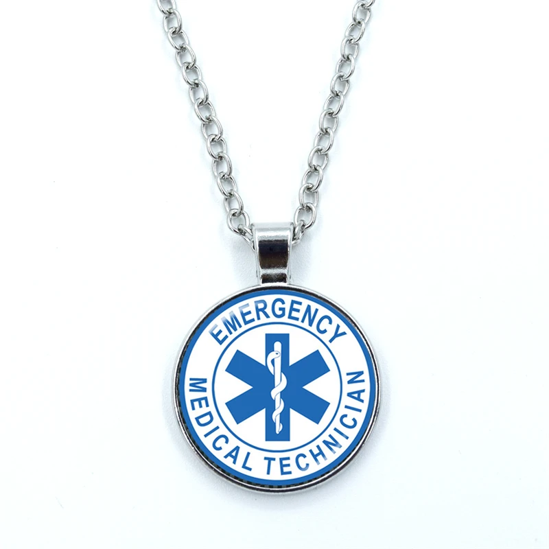 Emergency-Medical-Technician-Paramedic-Symbol-Logo-Pendant-Necklace ...