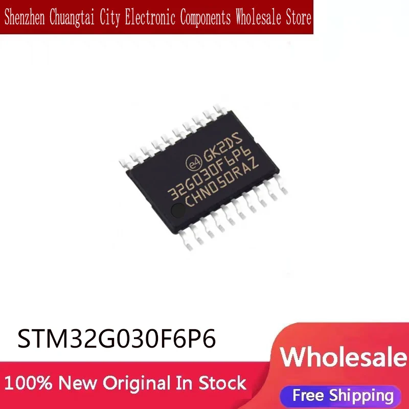 10pcs Stm32g030f6p6 Stm Stm32 Stm32g Stm32g030 F6p6 Stm32g030f6p6tr 100 Neworiginal Tssop 20