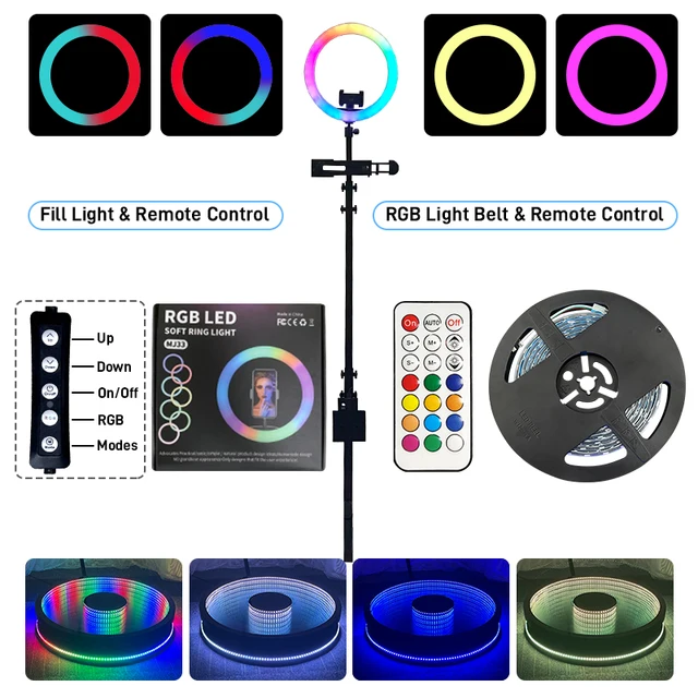 Business LED Glass spin 360 Photo Booth Video Rotating Machine Selfie ...