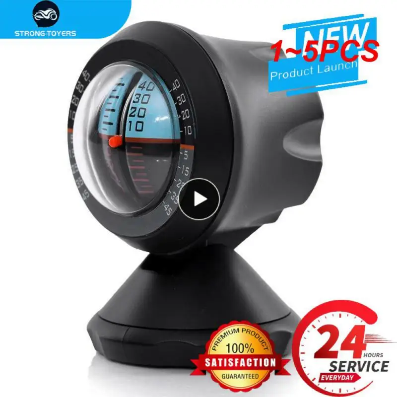 1-5PCS-Car-Compass-Built-in-LED-Inclinometer-Angle-Vehicle-Declinometer ...