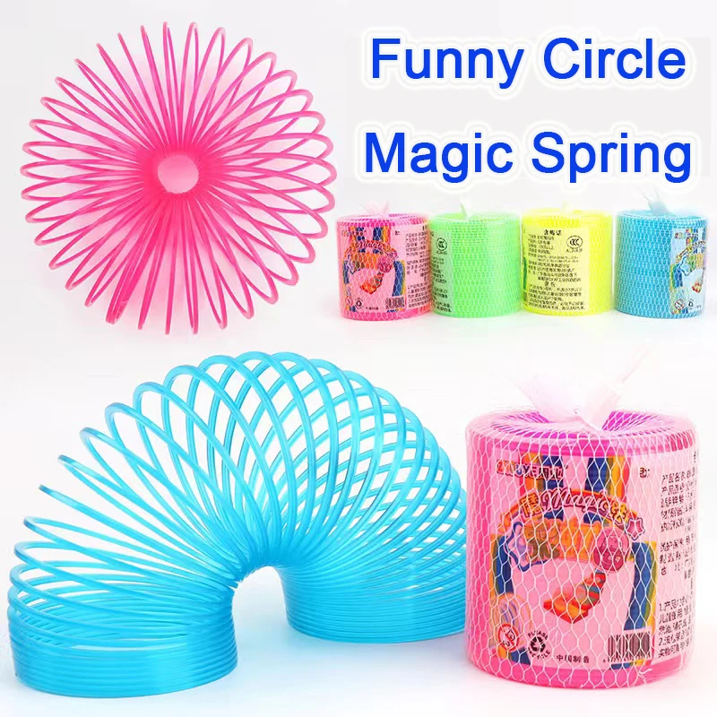 Plastic Antistress Toy | Plastic Slinky Spring | Spring Toy Children ...