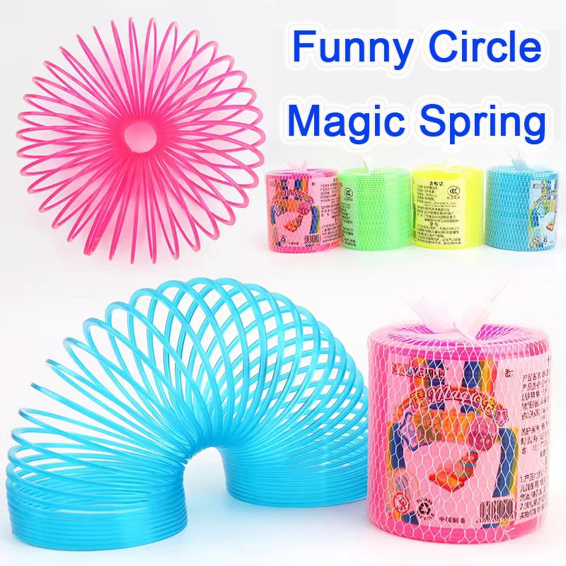 Plastic Antistress Toy | Plastic Slinky Spring | Spring Toy Children ...