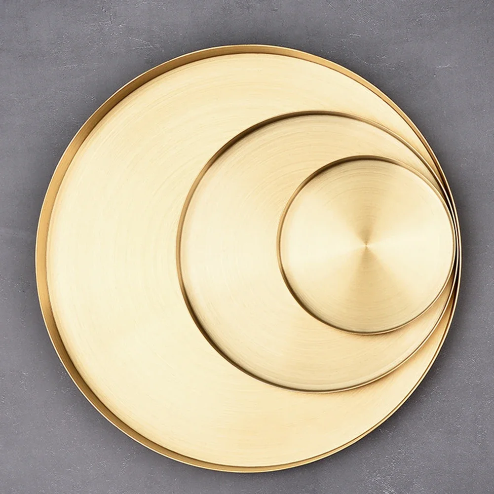 Kitchen-304-Stainless-Steel-Gold-plate-Space-Saving-Round-Shape-Jewelry ...