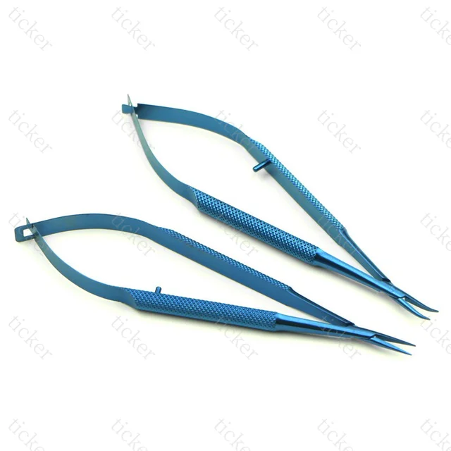 Ophthalmology 4-piece micro-instrument suture set stainless steel hand ...