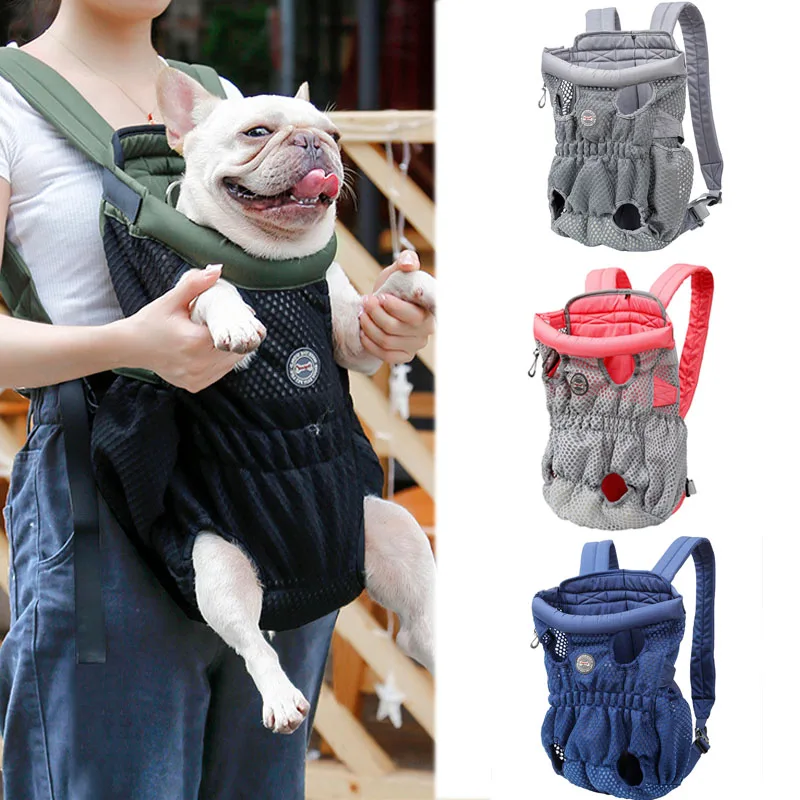 Portable Breathable Soft Dog Backpack for Dogs Cat Travel Outdoors ...