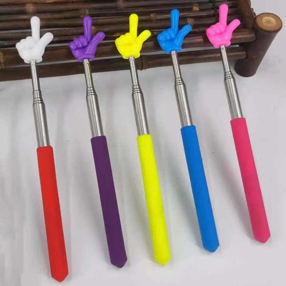 Retractable-Teacher-Pointer-Finger-Design-StainlessSteel-Telescopic ...