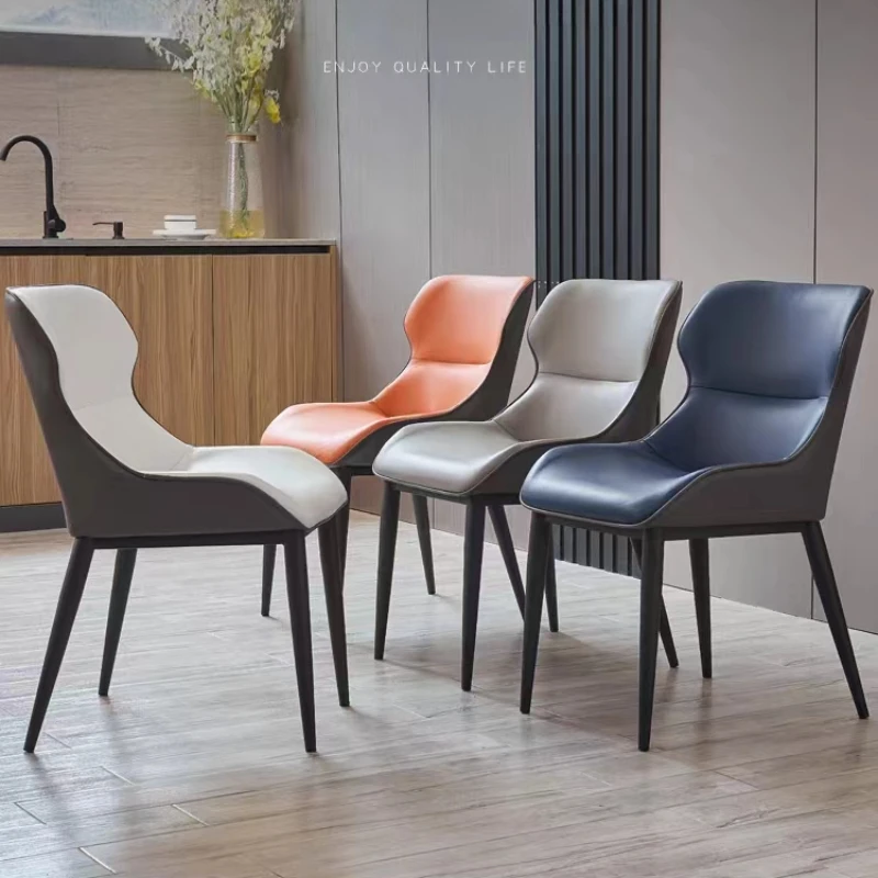 Restaurant-Party-Dining-Chairs-Nordic-Dressing-Luxury-Modern-Backrest ...