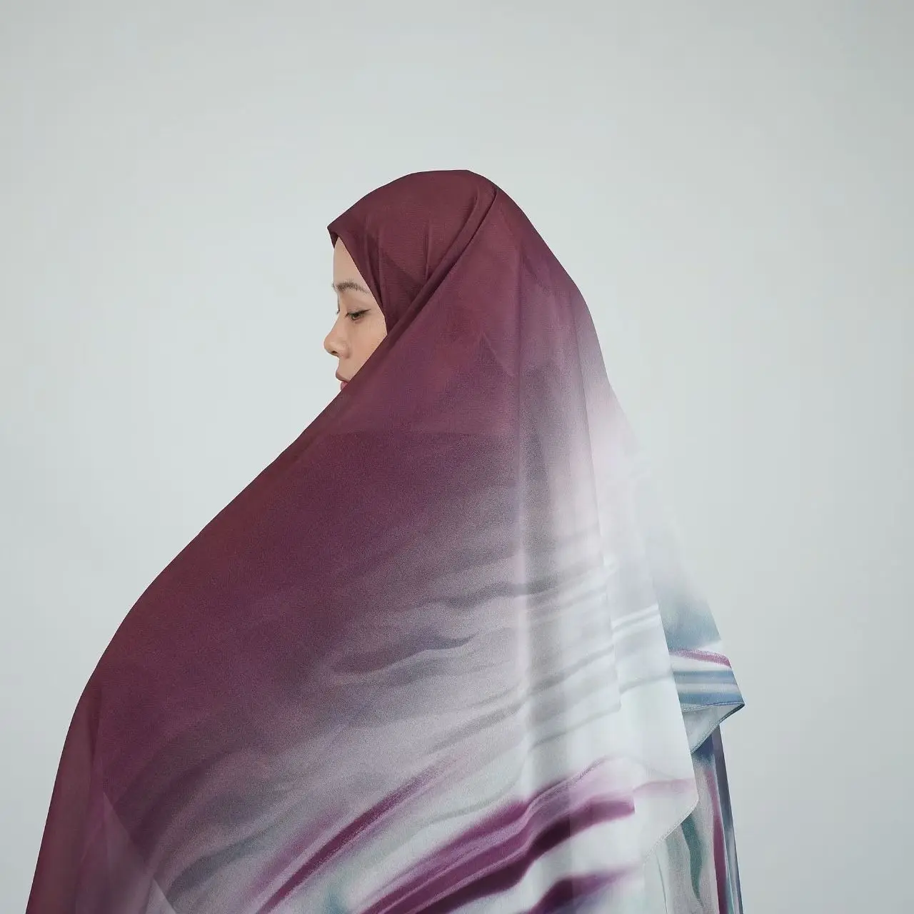 Marble-Printed-Gradient-Chiffonhijabs-Long-Scarf-Ethnic-Headcloth ...
