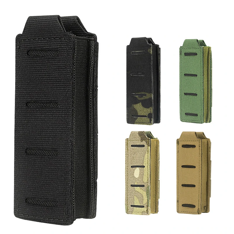Tactical Magazine Pouch Holster For 9mm 45apc Pullable Quick-pull Mag ...
