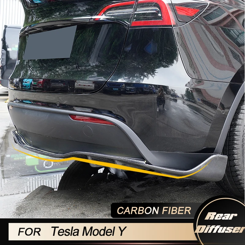 Car-Rear-Bumper-Diffuser-Lip-for-Tesla-Model-Y-Sport-Utility-4-Door ...