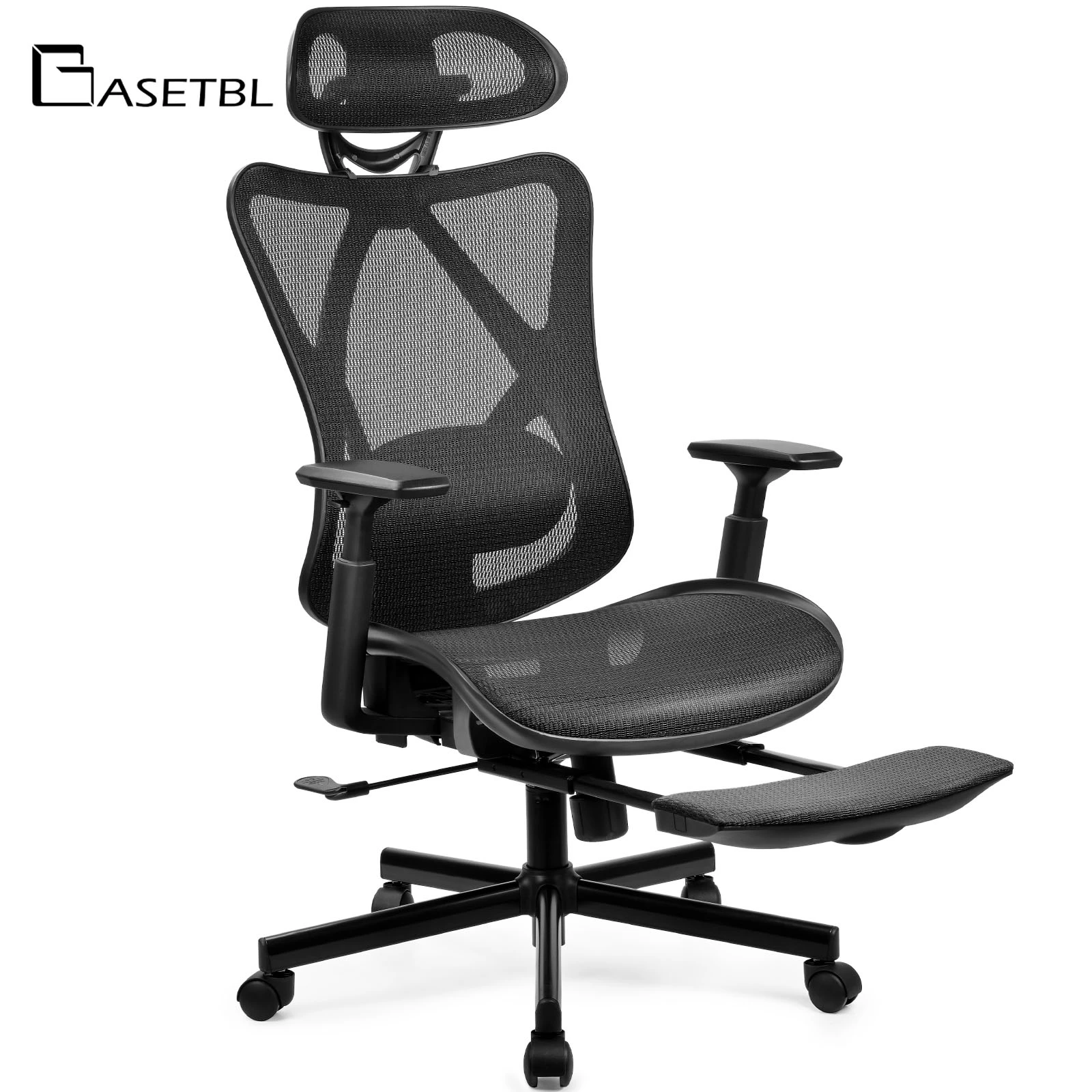 BASETBL Office Chair Ergonomic Computer Gaming PC Chair With ...