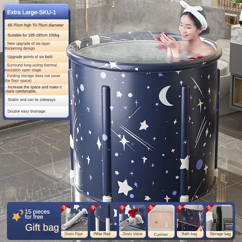 Portable-collapsible-bath-bucket-bathtub-Large-capacity-bathroom ...