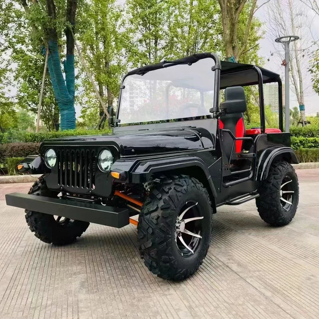 Factory sale china mini jeeps willys 200cc quads for kids petrol cars ...