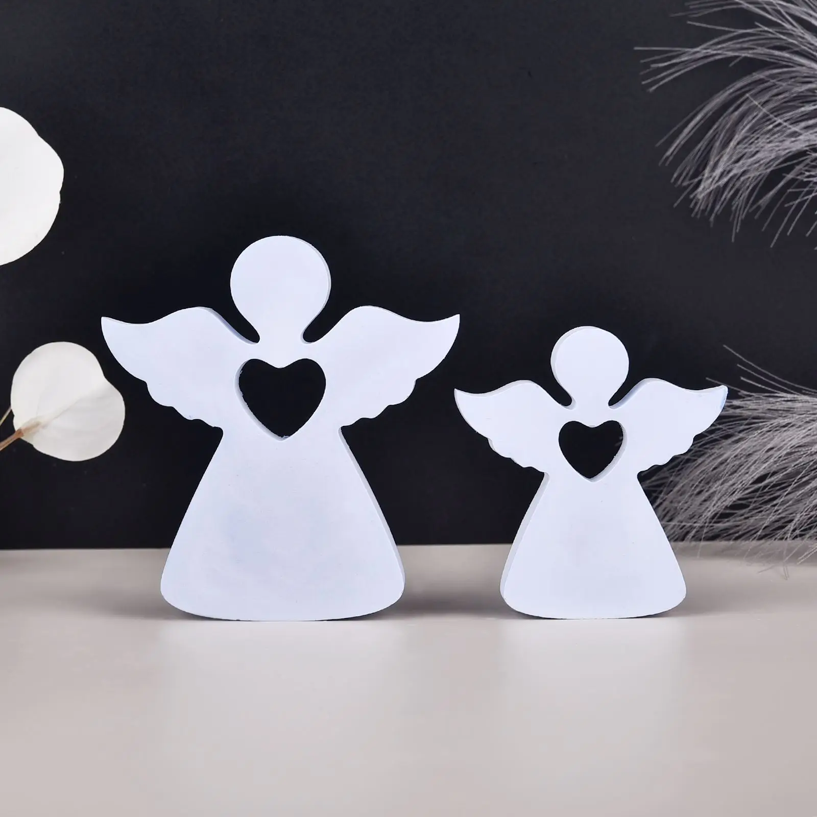 3D-Angel-Candle-Mold-Little-Wing-Angel-Resin-Angel-Pendant-Silicone ...