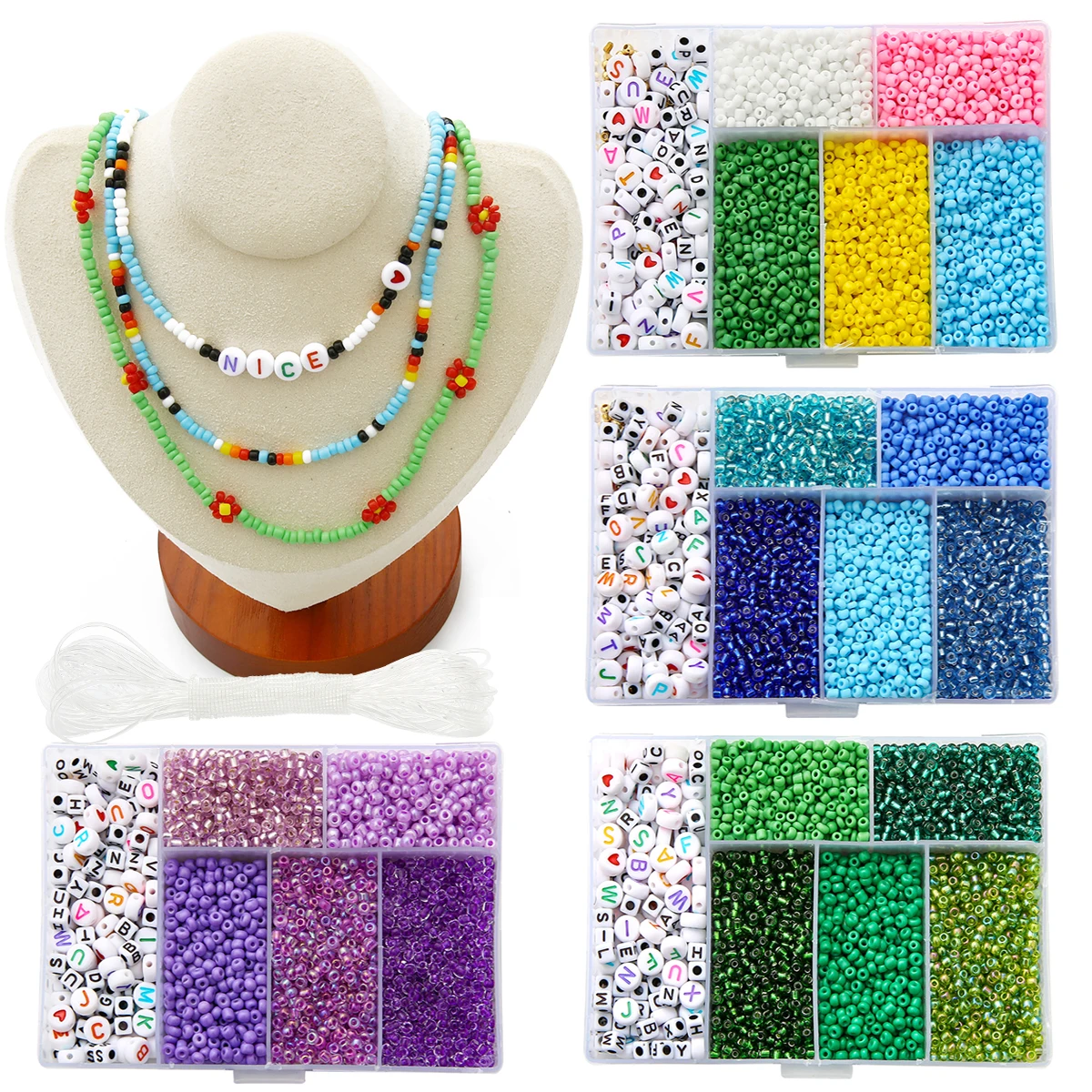 About-3500pcs-6-grid-box-3mm-meter-beads-letter-beads-loose-beads ...
