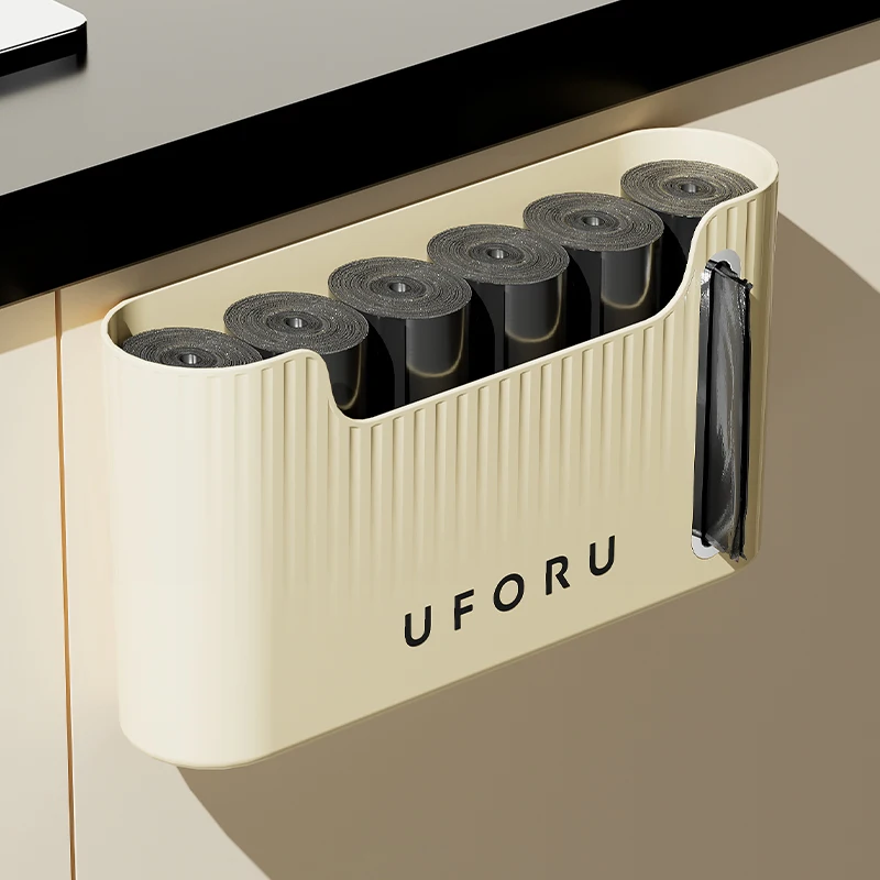 UFORU-Kitchen-garbage-bag-storage-artefact-plastic-bag-storage-box-Wall ...