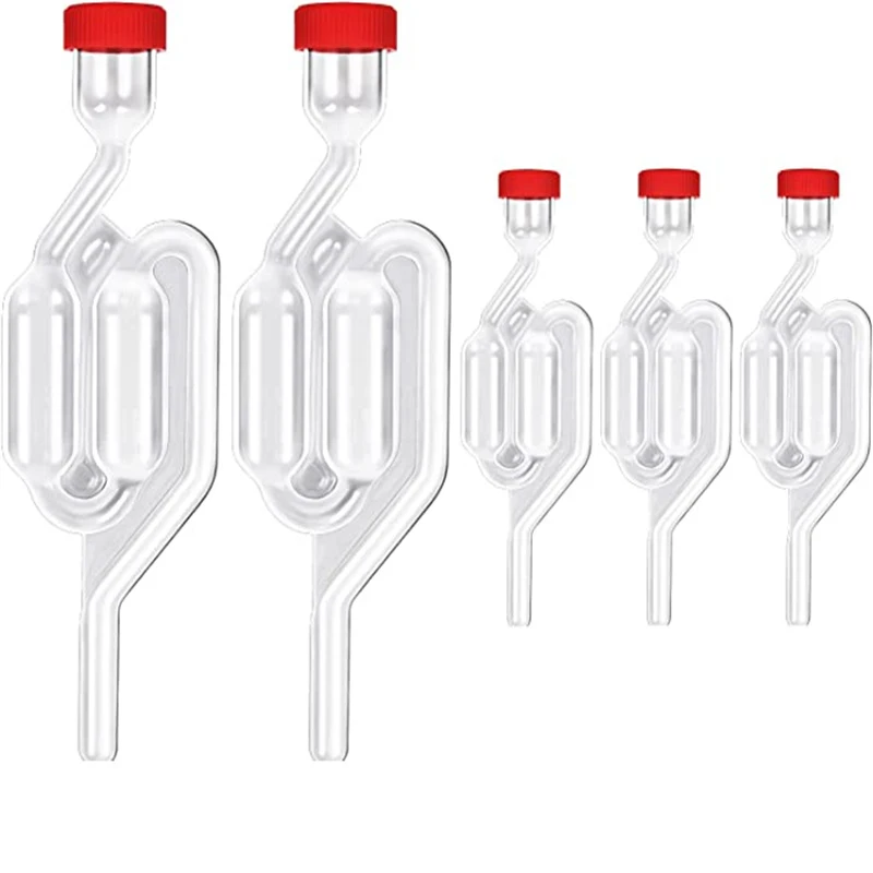 Food-Grade-Fermenter-Seal-Valve-S-Shape-Airlocks-Home-Brew-Bubble-Air ...