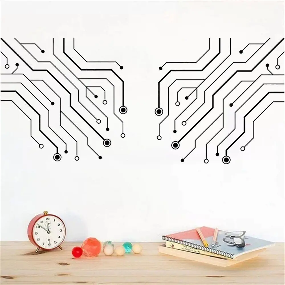 Office-Technology-Circuit-Board-Wall-Decals-Vinyl-Stickers-for-Computer ...