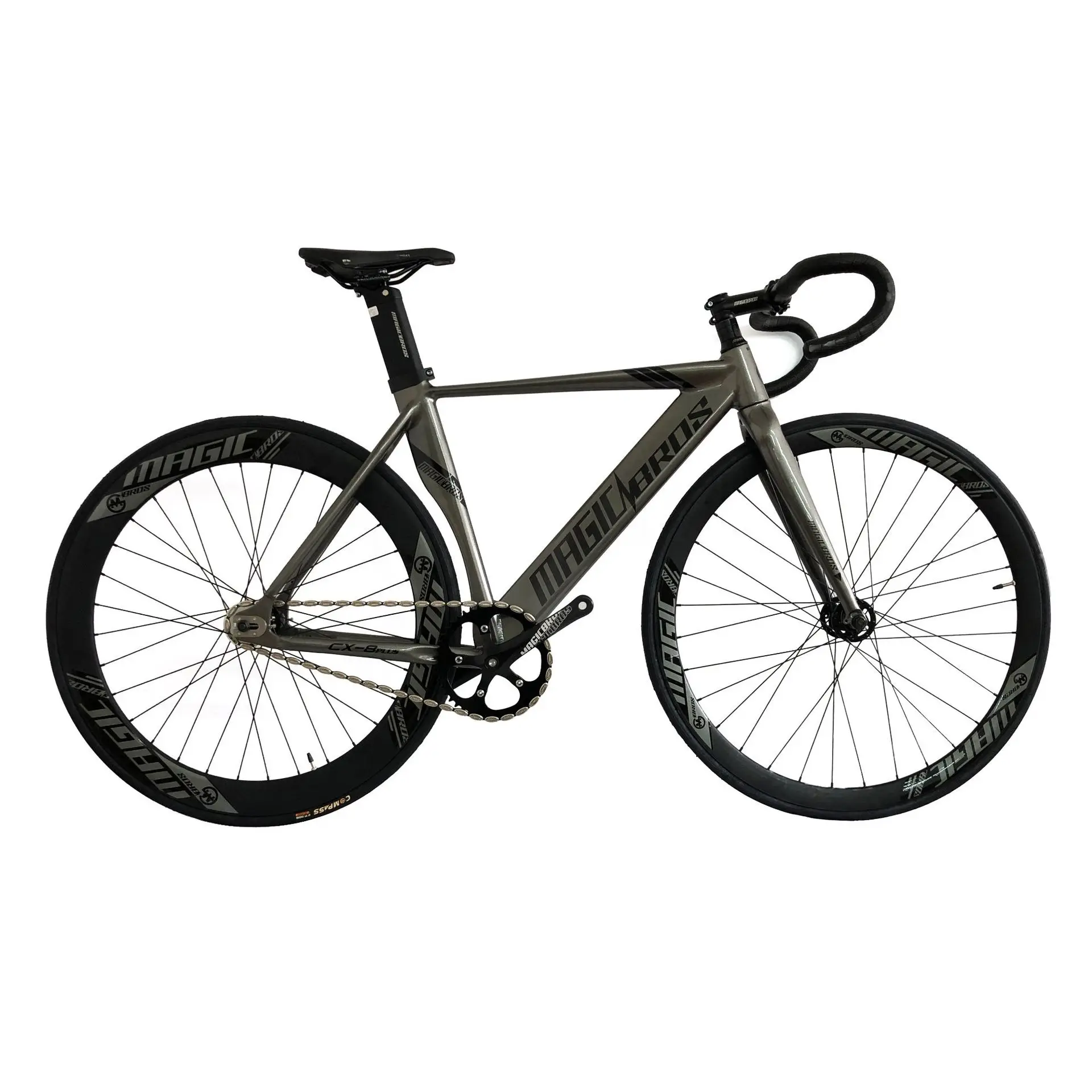 Aluminum Alloy Track Bike Single Speed Racing Fixie Bikes – Outdoor ...