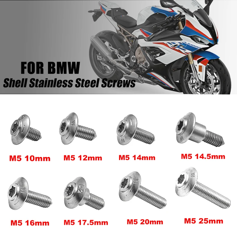 For-BMW-Motorcycle-Shell-Stainless-Steel-Screws-R1200GS-LC-ADV-R1250GS ...