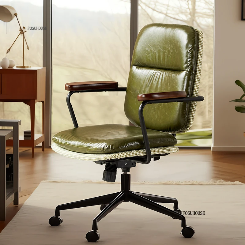 Nordic-Leather-Office-Chairs-for-Household-Computer-Chair-Light-Luxury ...