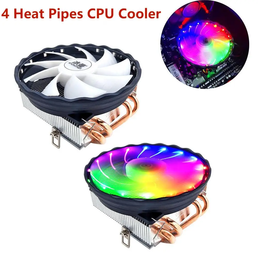 4-Heatpipes-CPU-Cooler-120MM-PWM-4PIN-PC-Radiator-RGB-CPU-Cooling-Fan ...
