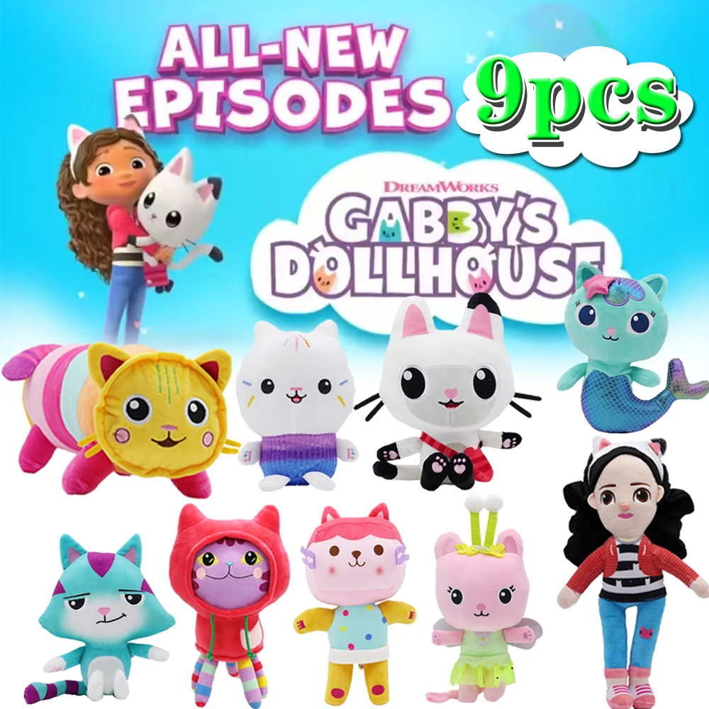 7-piece-9-piece-Gabby-doll-house-children-s-plush-toys-cartoon-plush ...
