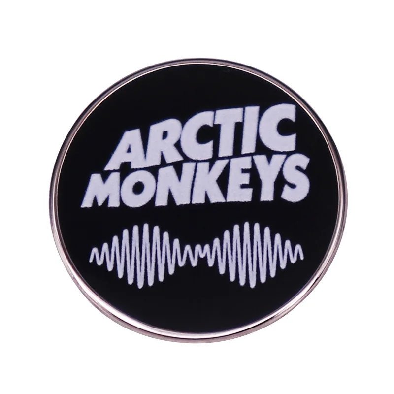 Rock Band Logo Pins Music Metal Brooch Badge Fashion Jewellery Clothes ...