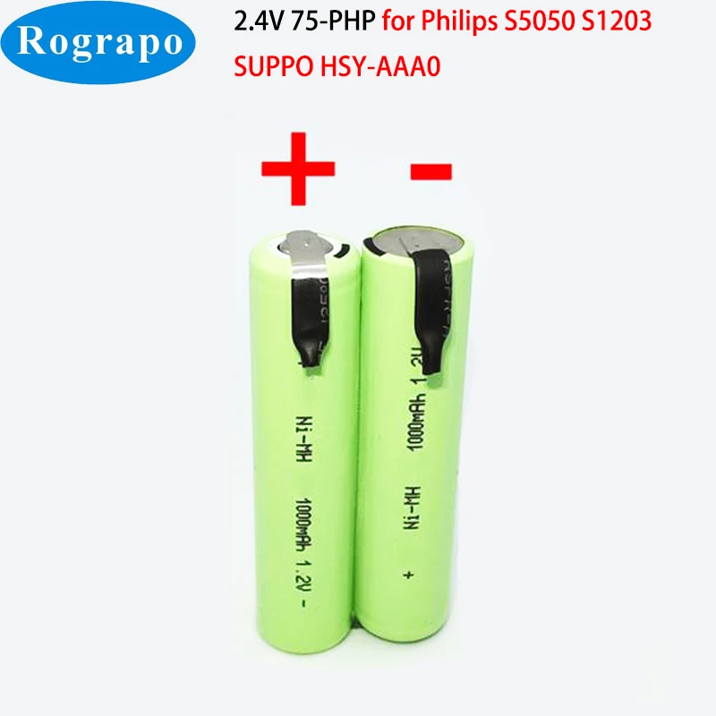 New-2-4V-1000mAh-75-PHP-Electric-Shaver-Battery-For-Philips-S5050-S1203 ...