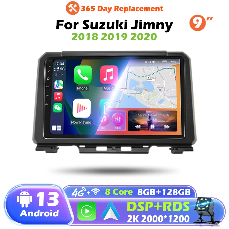 Android Car Radio Stereo for Suzuki Jimny 2018 - 2020 Multimedia Player ...